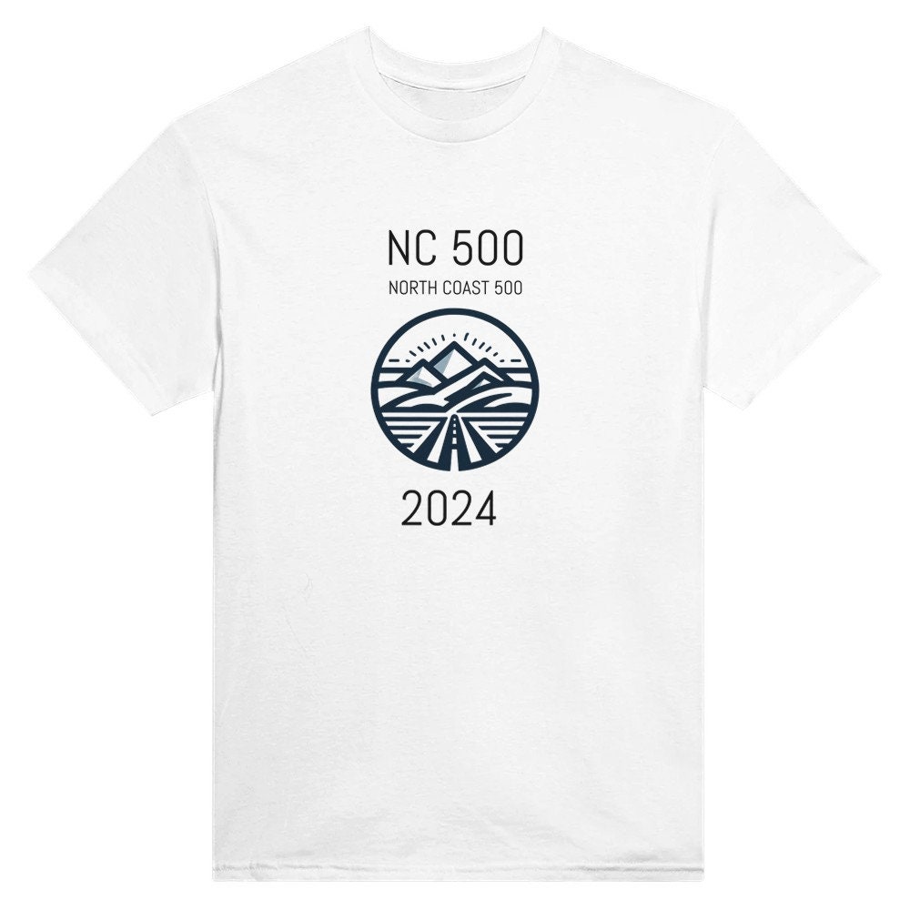 NC500 Adventure Awaits Unisex T-shirt for Scotlands Ultimate Road Trip ...
