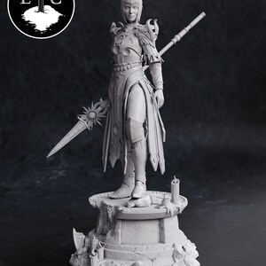 Baldur's Gate 3 Shadowheart Statue | 12k 3D Print Resolution | Resin ...