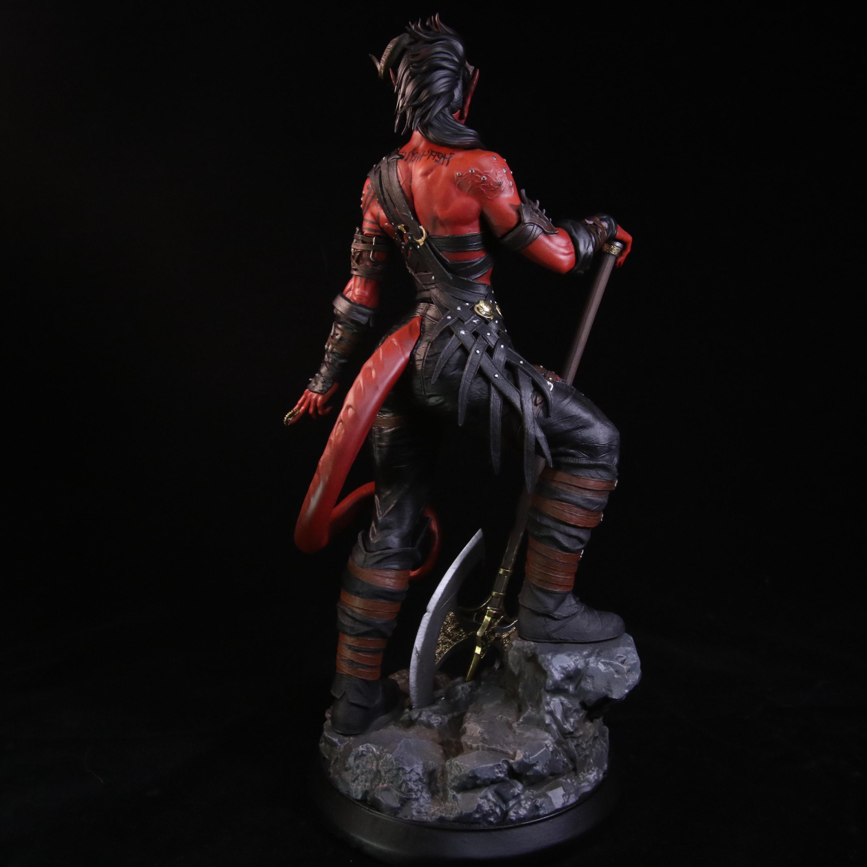 Baldur's Gate - Karlach | 12k 3D Print Resolution | Resin Figure - Etsy