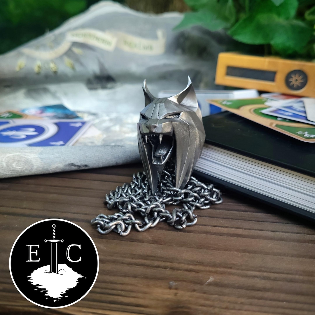 Lynx School Medallion - Witcher 4 | Prop | Cosplay Item | 12k Resin ...