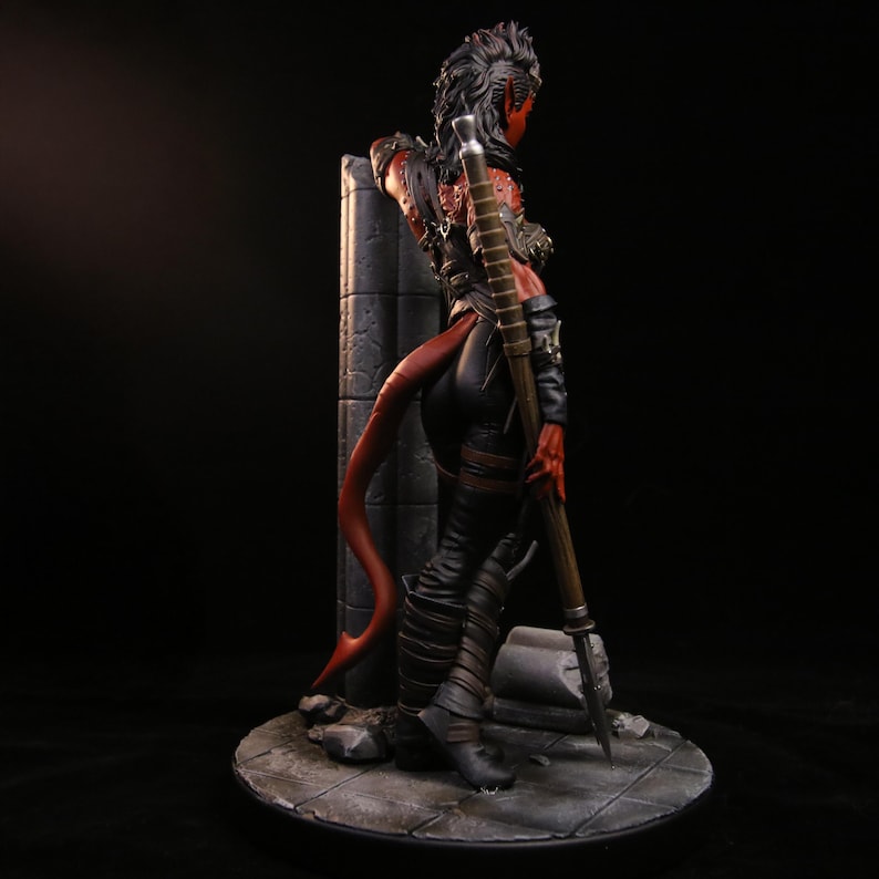 Baldur's Gate 3 Karlach Statue | 12k 3D Print Resolution | Resin Figure ...