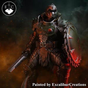 Doom Dark Ages - Doomguy Statue | 12k 3D Print Resolution | Resin ...