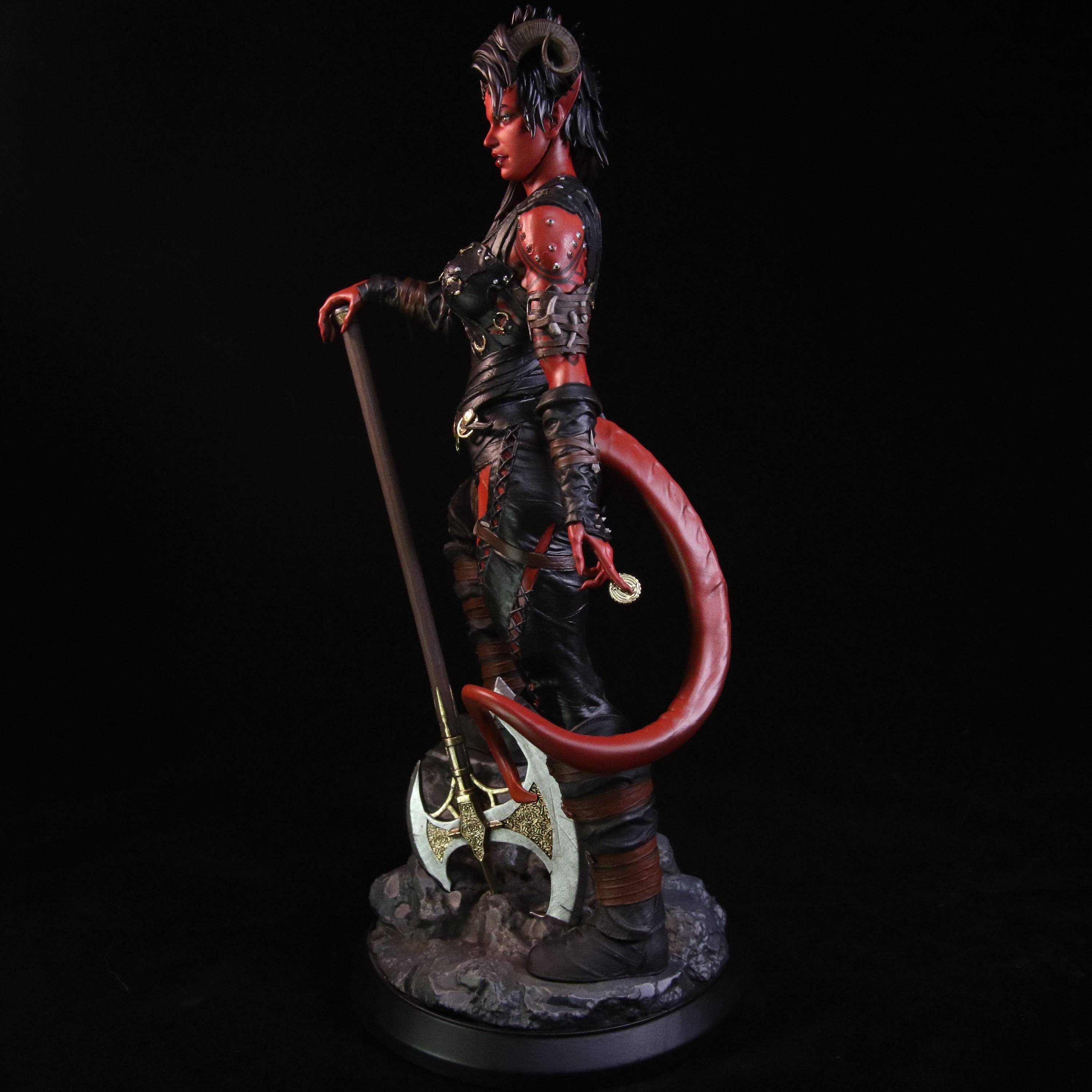 Baldur's Gate - Karlach | 12k 3D Print Resolution | Resin Figure - Etsy