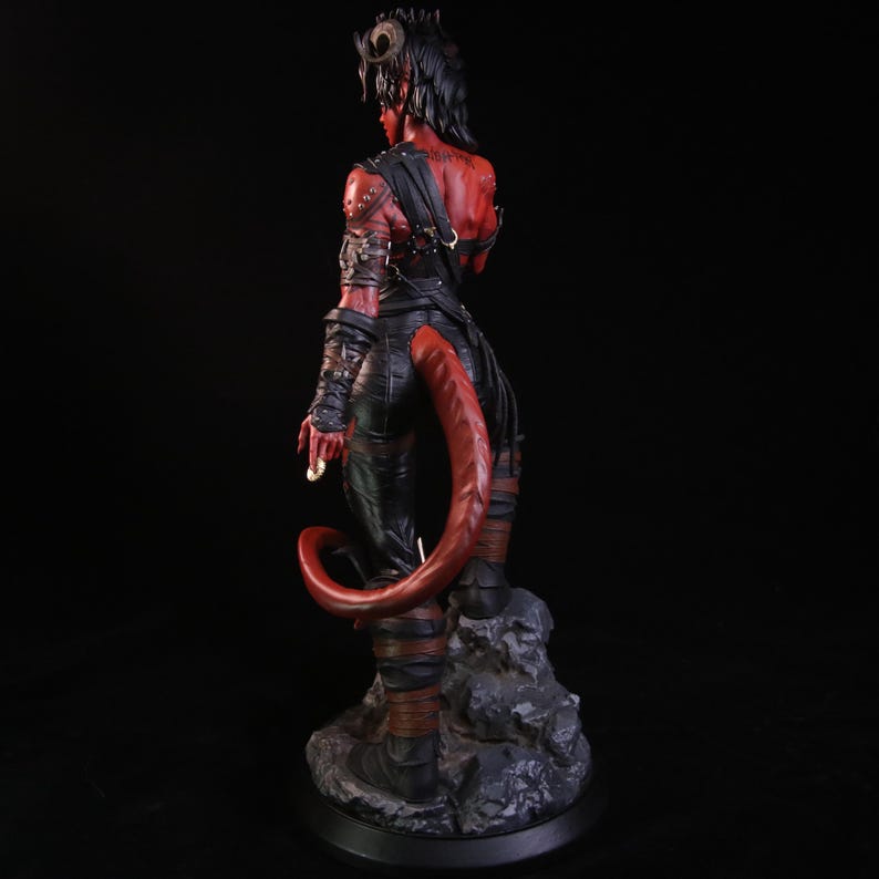 Baldur's Gate - Karlach | 12k 3D Print Resolution | Resin Figure - Etsy