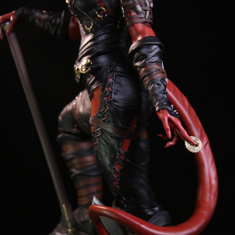 Baldur's Gate - Karlach | 12k 3D Print Resolution | Resin Figure - Etsy