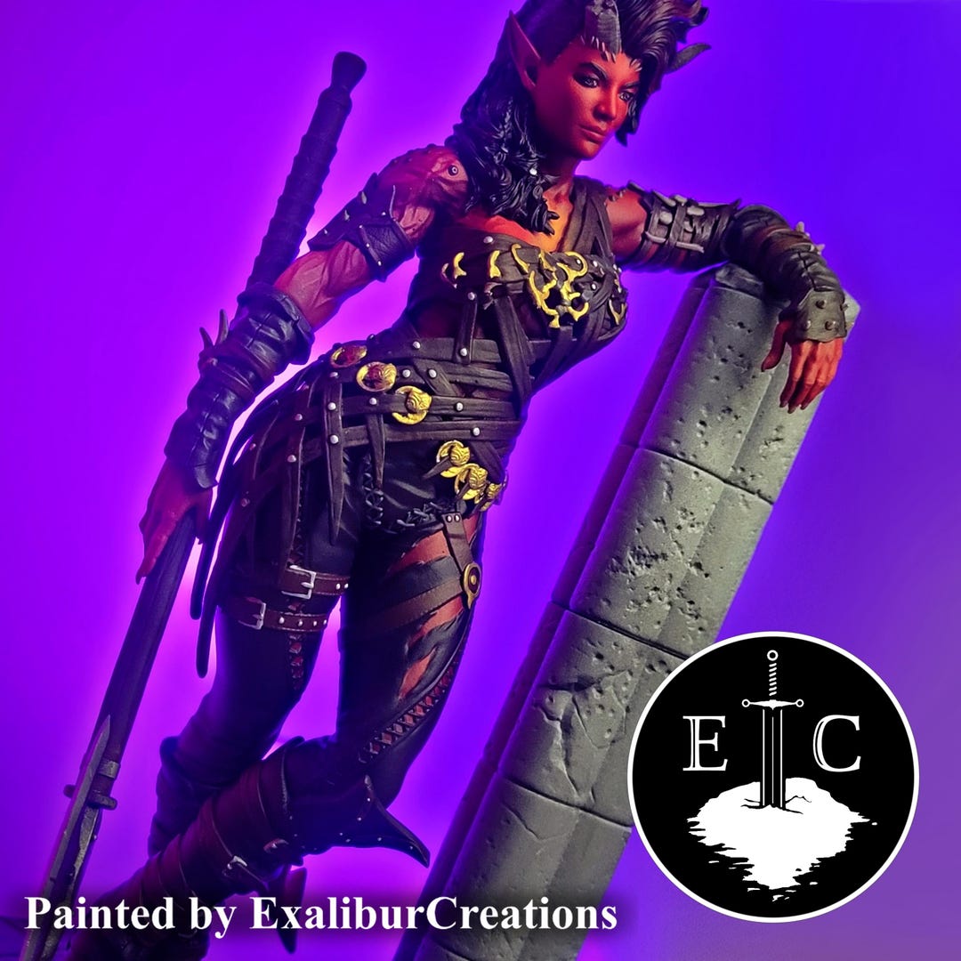 Baldur's Gate 3 Karlach Statue | 12k 3D Print Resolution | Resin Figure ...