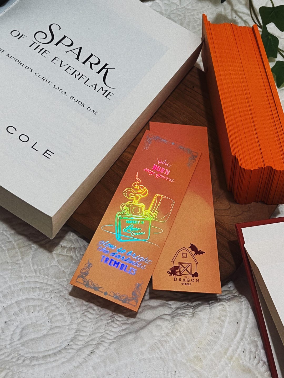 Romantasy Bookmark Spark of the Everflame - Etsy