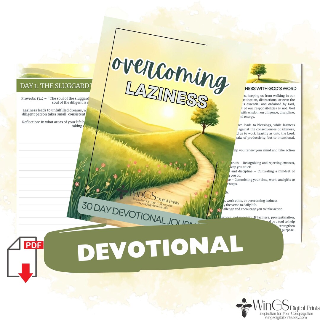 30-day Devotional: Overcoming Laziness Through God’s Word | Christian ...