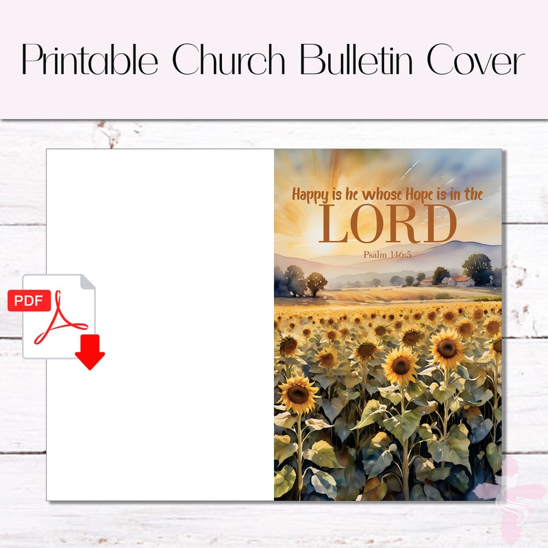 September Church Bulletin Covers - Etsy