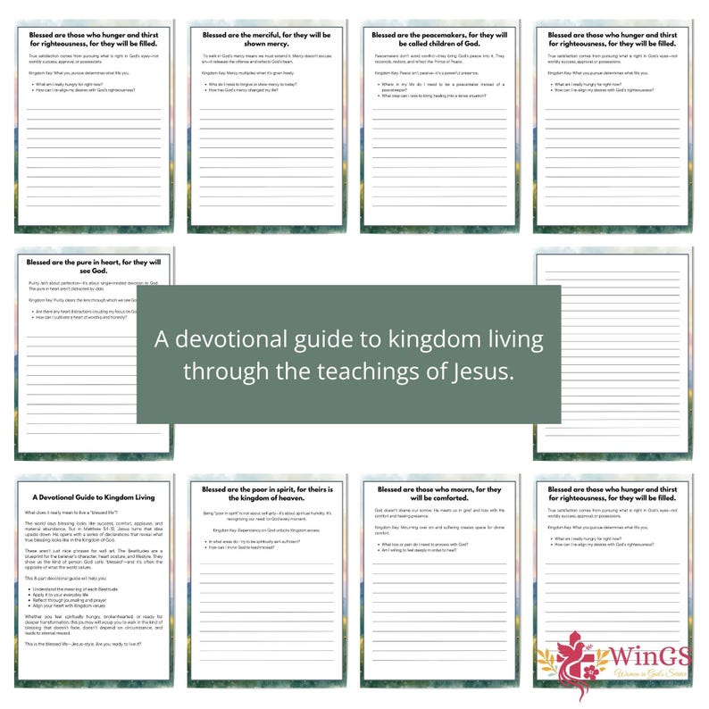 The Beatitudes Blueprint – A Devotional Guide to Kingdom Living ...