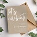 Editable Let's Celebrate Party Invitation, Adult Simple Modern Party Invite, Anniversary ...