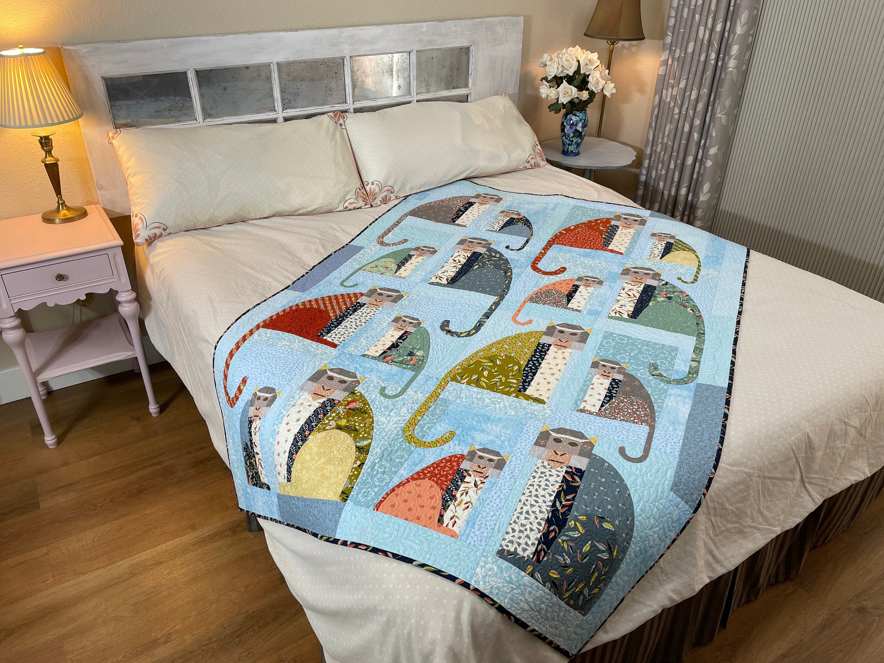 Monkey Quilt Pattern With Modern Quilt Style - Etsy