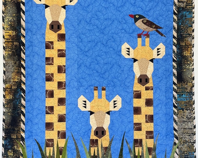 Monkey Quilt Pattern With Modern Quilt Style - Etsy Canada