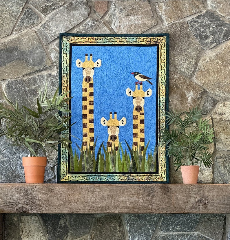 Adorable Giraffe Quilt Pattern in Two Sizes - Etsy