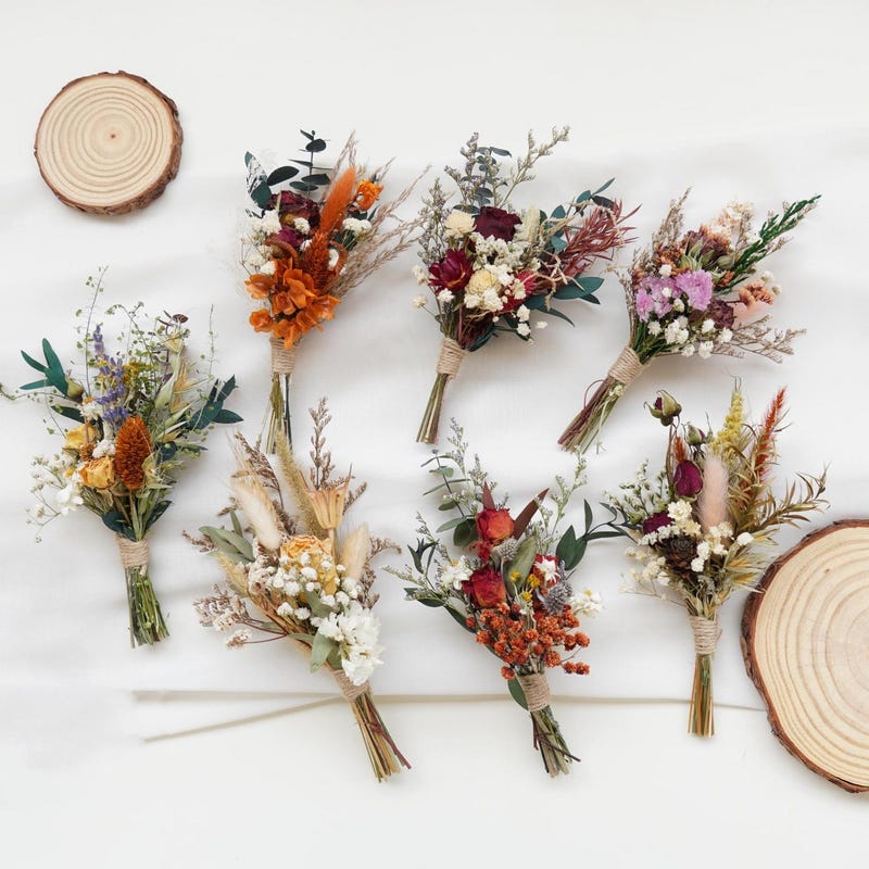 Mini Flower Bouquet - Etsy