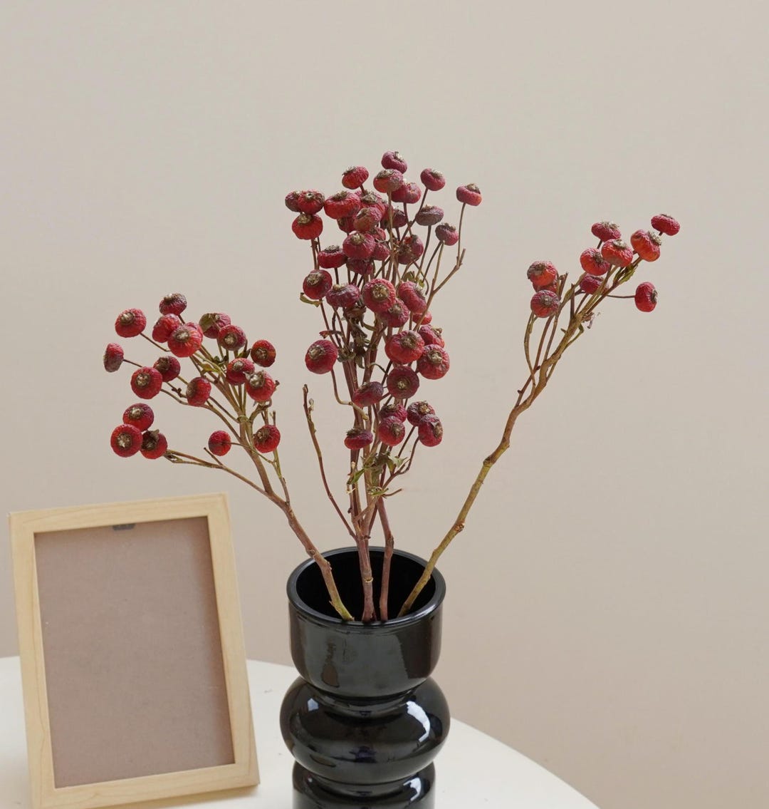 Natural Dried Flowers, Red Dried Flowers, Home Dried Flower Decoration ...