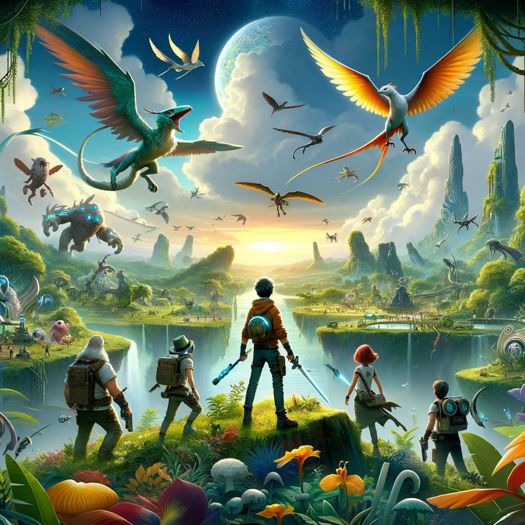 Adventures in Palworld Heroes of the Wild Frontier,game Poster ...