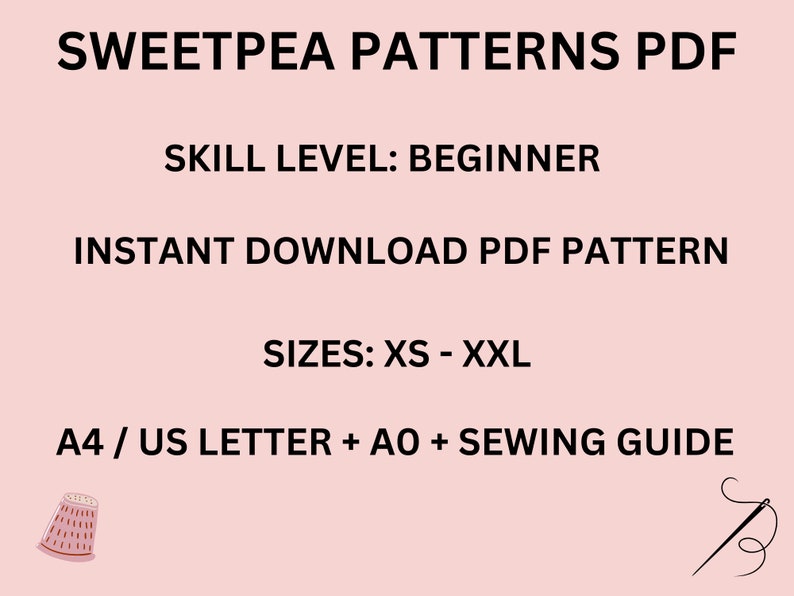 Patsy Wrap Skirt Easy Sew Sewing Pattern PDF, XS-XXL Easy Beginner ...