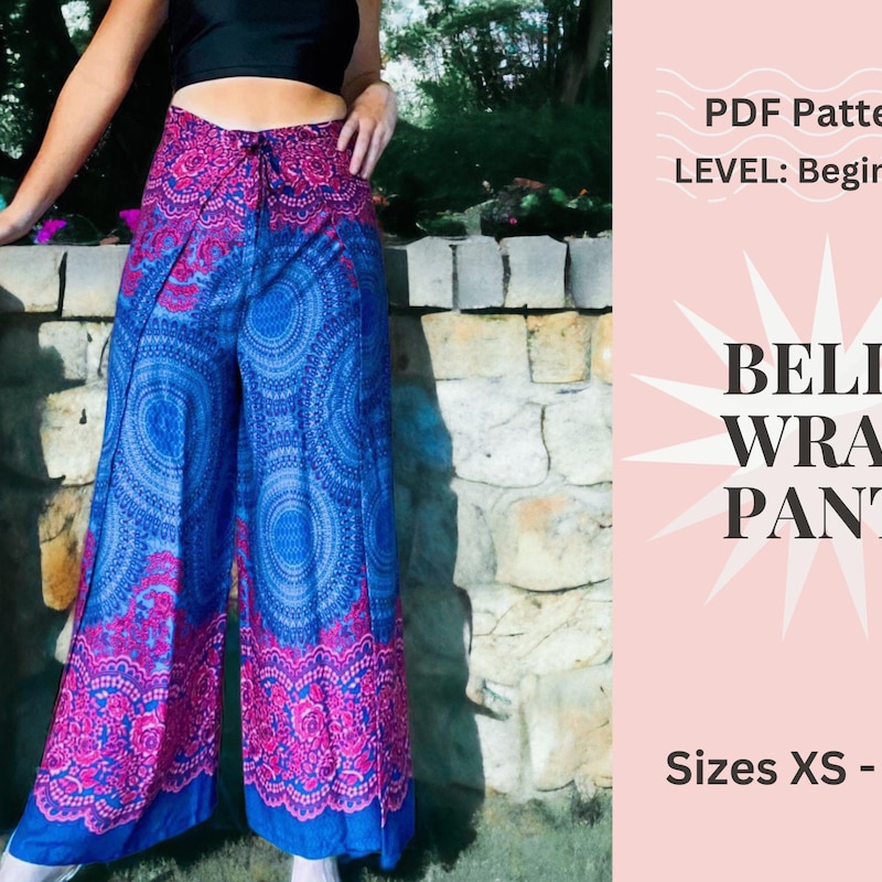 Boho Pants Sewing Pattern - Etsy