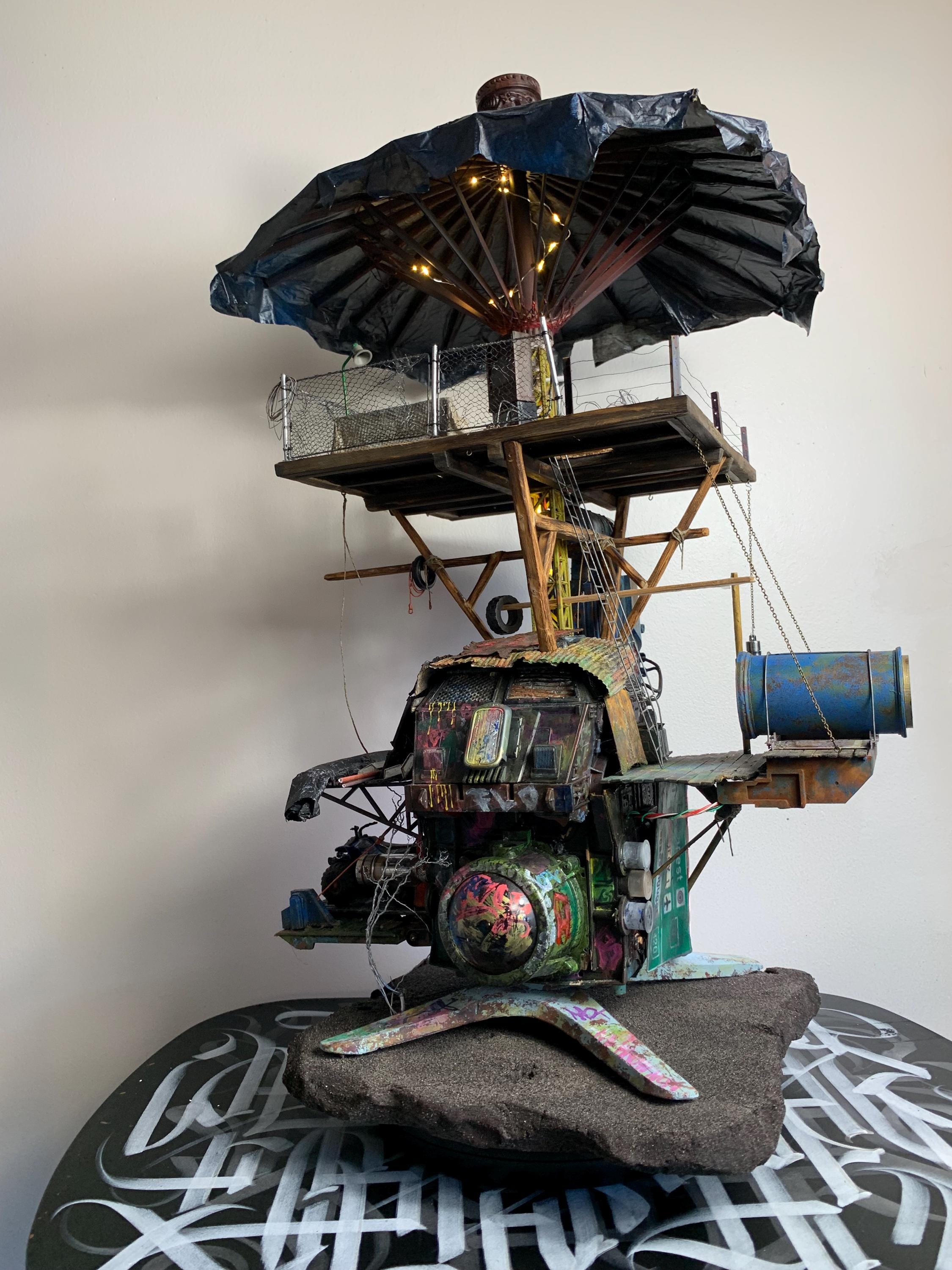 Diorama 1:24 Scale Hand Made Home Decor Sci-fi Scale Model Post ...