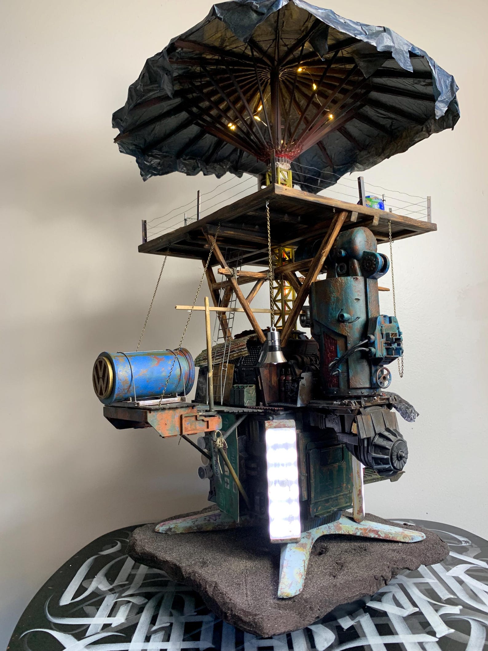 Diorama 1:24 Scale Hand Made Home Decor Sci-fi Scale Model Post ...