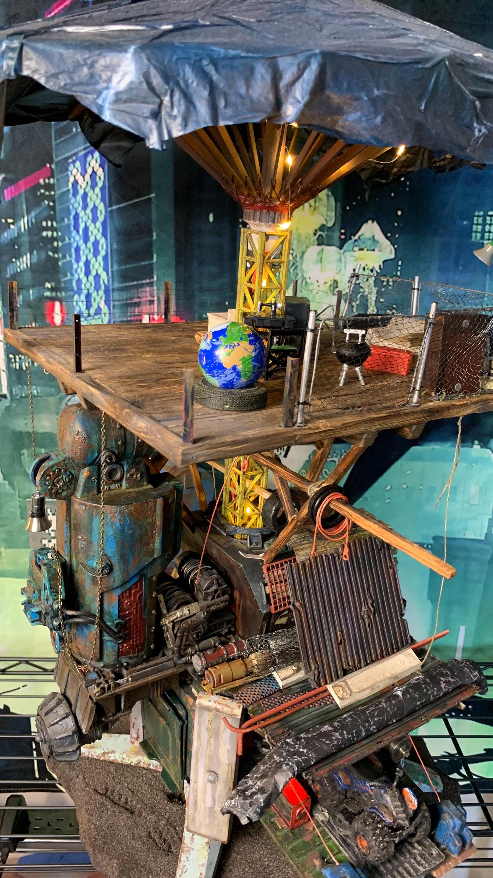 Diorama 1:24 Scale Hand Made Home Decor Sci-fi Scale Model Post ...