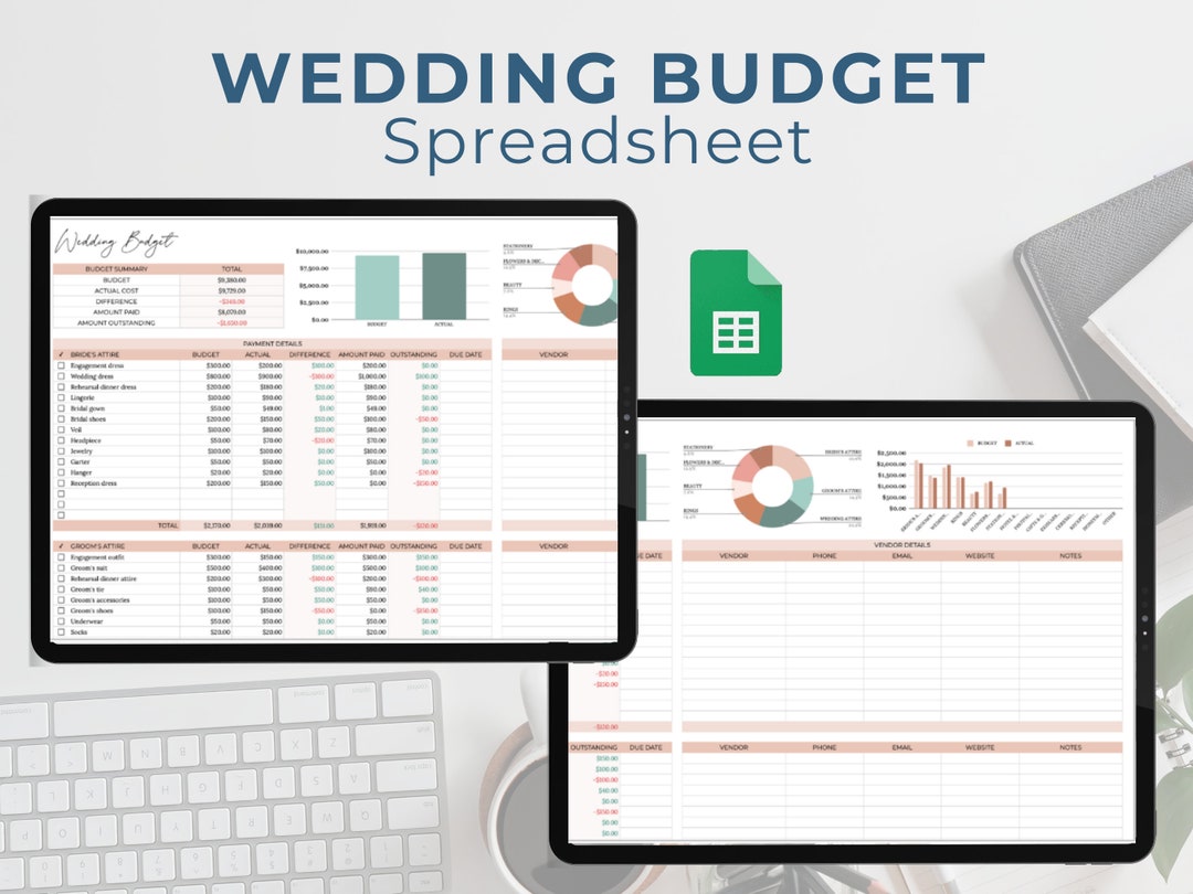 Wedding Budget Tracker Spreadsheet | Time-saving Timeline Tool Wedding ...