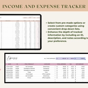 Ultimate Bookkeeping Spreadsheet Template Google Sheets Inventory ...
