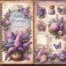 Printable Junk Journal Vintage-inspired Digital Download Lilac Garden ...