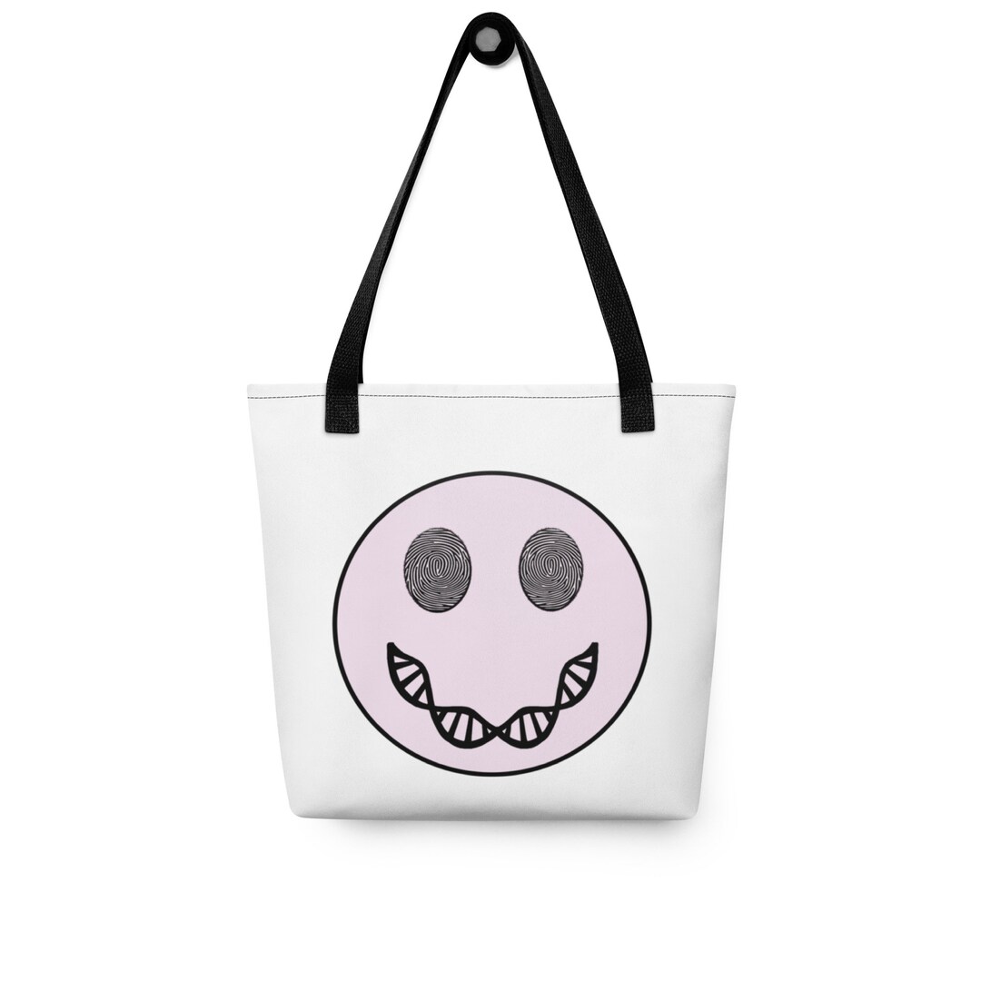 Forensic Science Smiley Face Tote Bag - Etsy