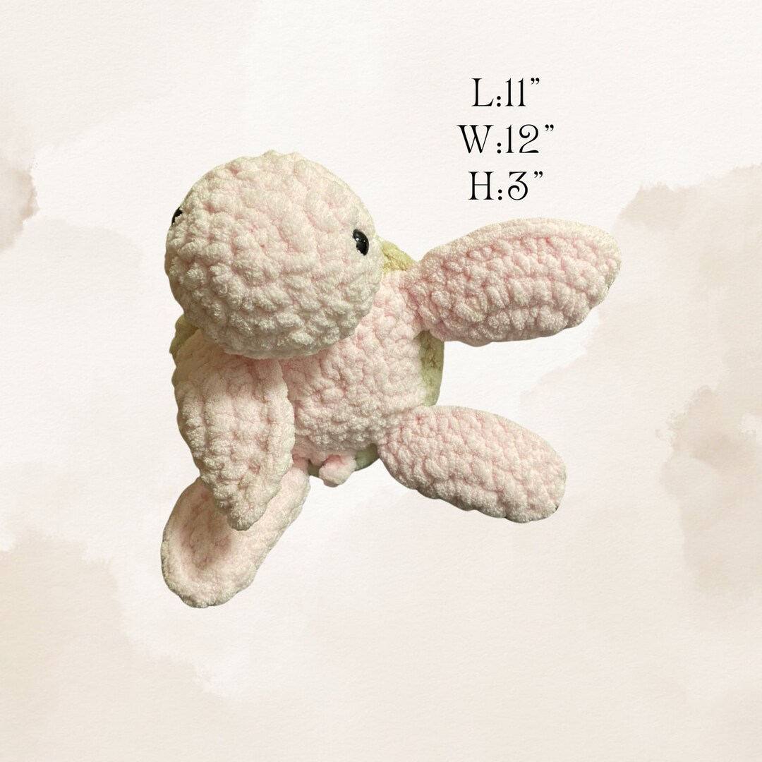 Tina the Turtle, Soft Children's Plushie, Nursery Decor - Etsy