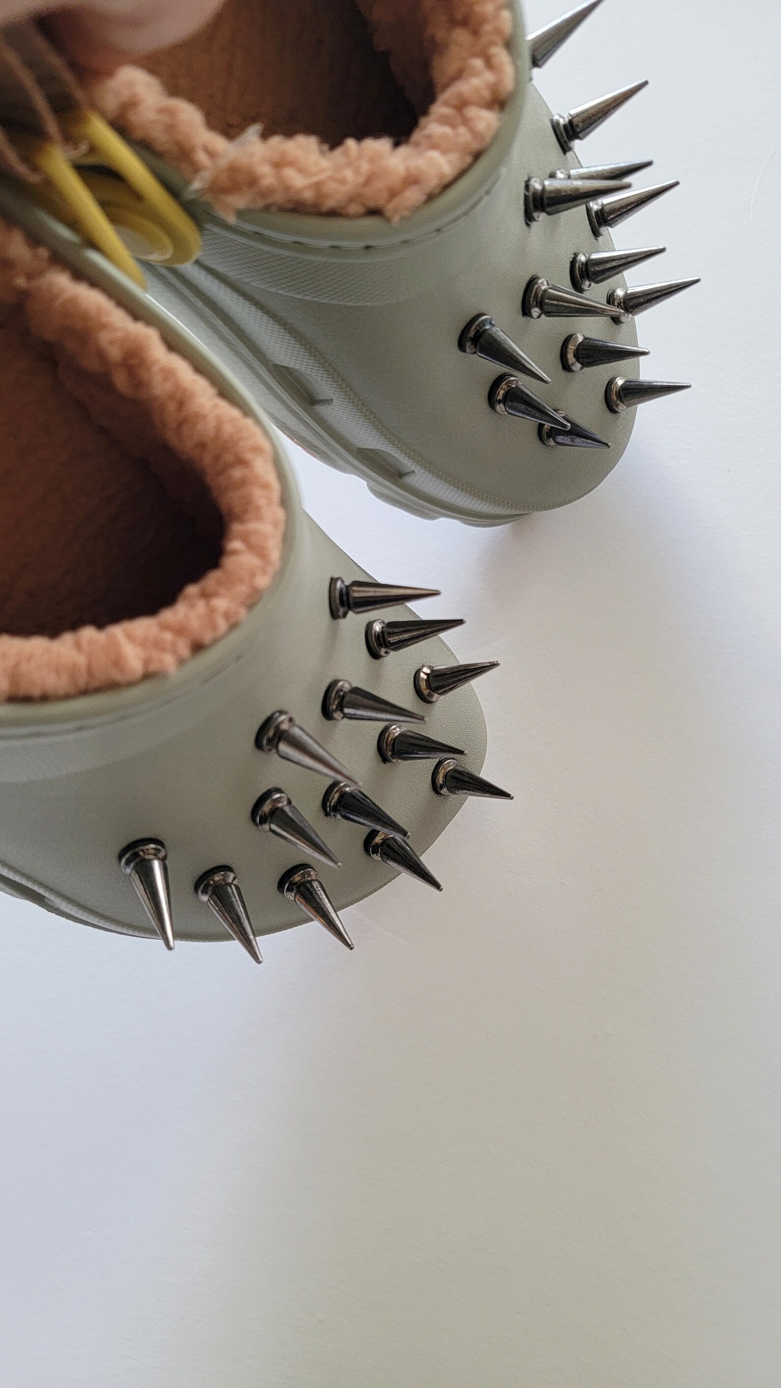 Metal Shoe Charm-spikes Rivets Shoe Charm-gunmetal Spike Croc Charm ...