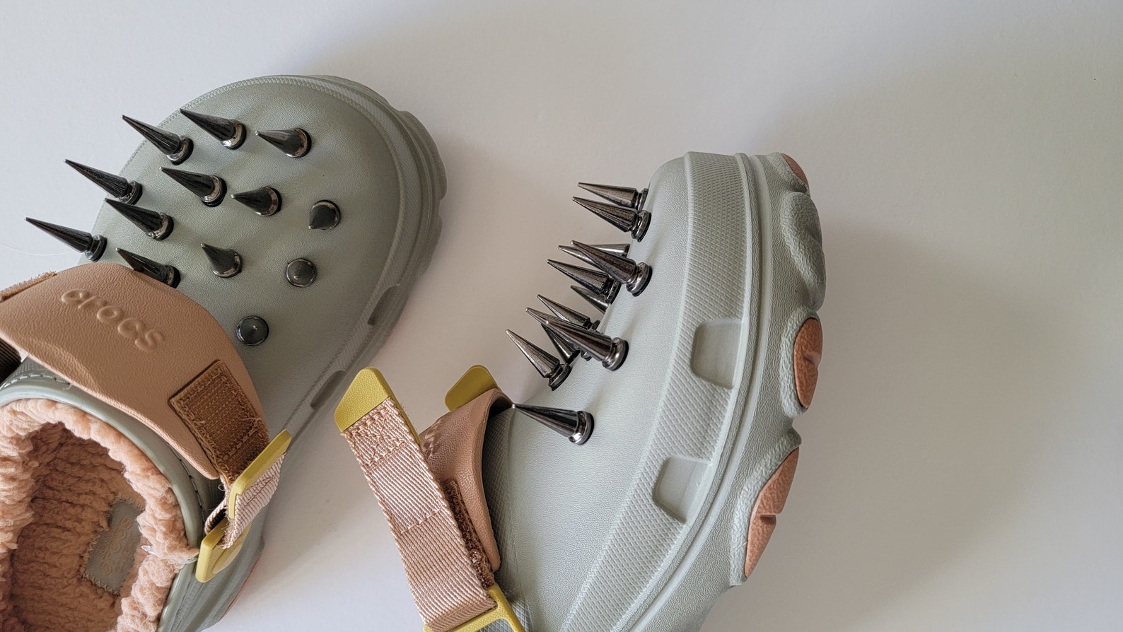 Metal Shoe Charm-spikes Rivets Shoe Charm-gunmetal Spike Croc Charm ...