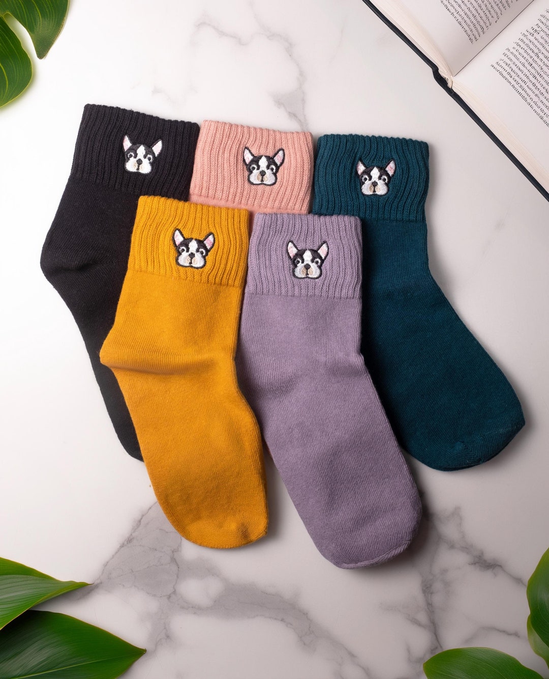 French Bulldog Socks | Frenchie | English Bulldog Socks | Colourful ...