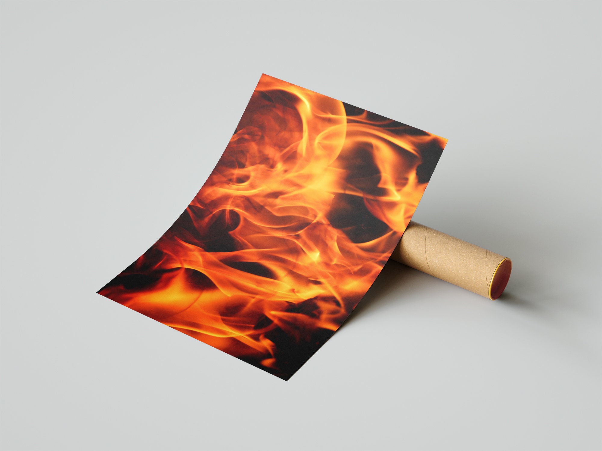 Flame Canvas, Fire Canvas, Flame Art Canvas, Room Canvas, Decor Canvas ...