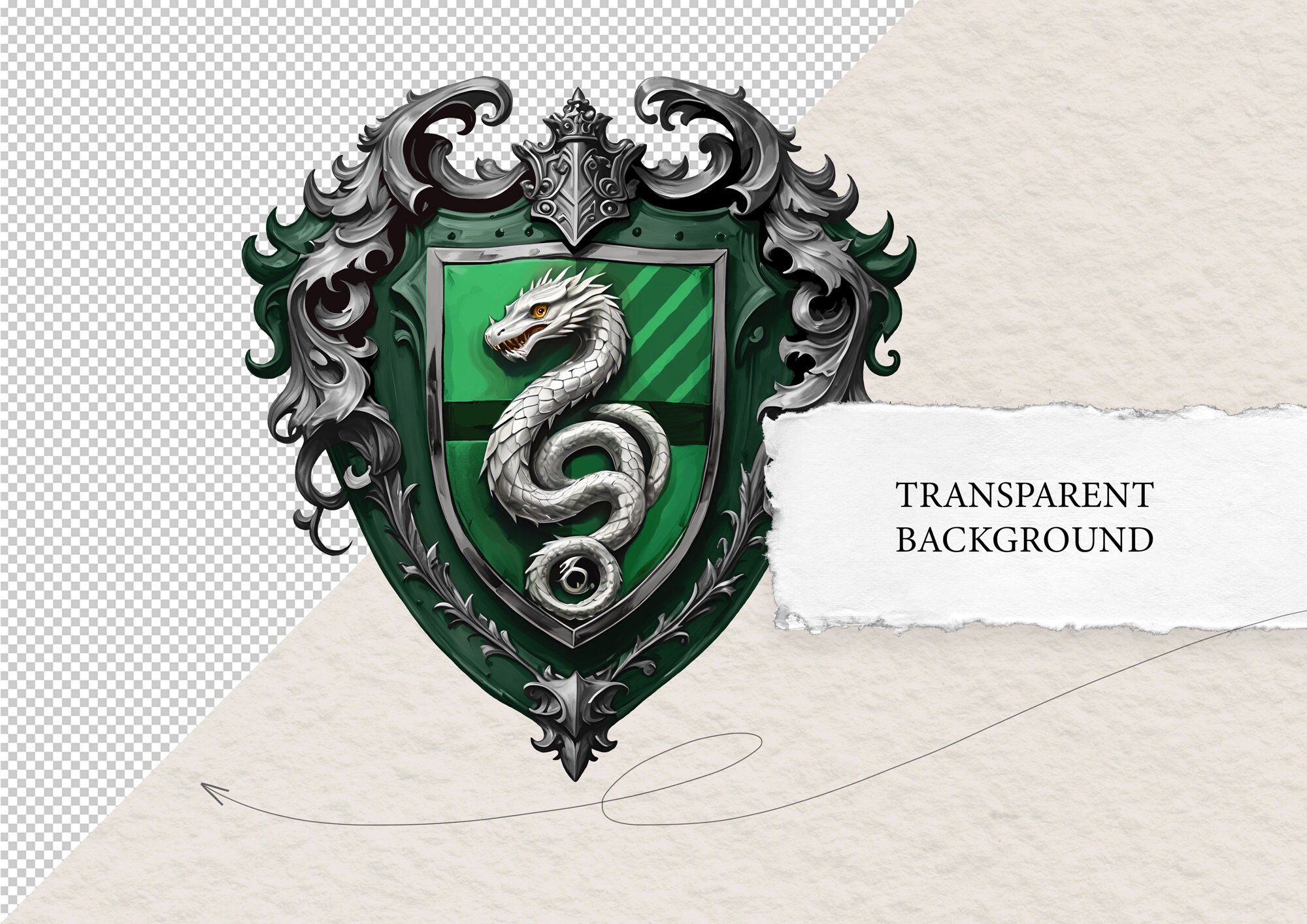 Magic School Houses Crests Clipart Wizard School Faculties Coats of ...