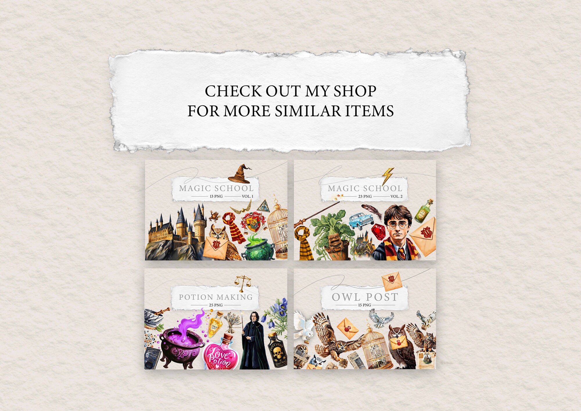 Magic School Clipart Vol.2 Wizardry Castle Elements Wizard Design ...