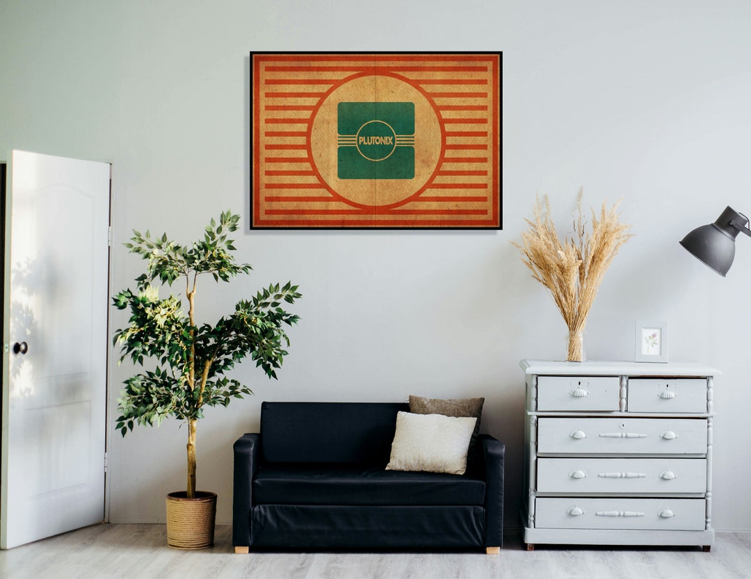 A3 Retro Inspired Atomic Wall-art Download Plutonix Nuclear Digital ...