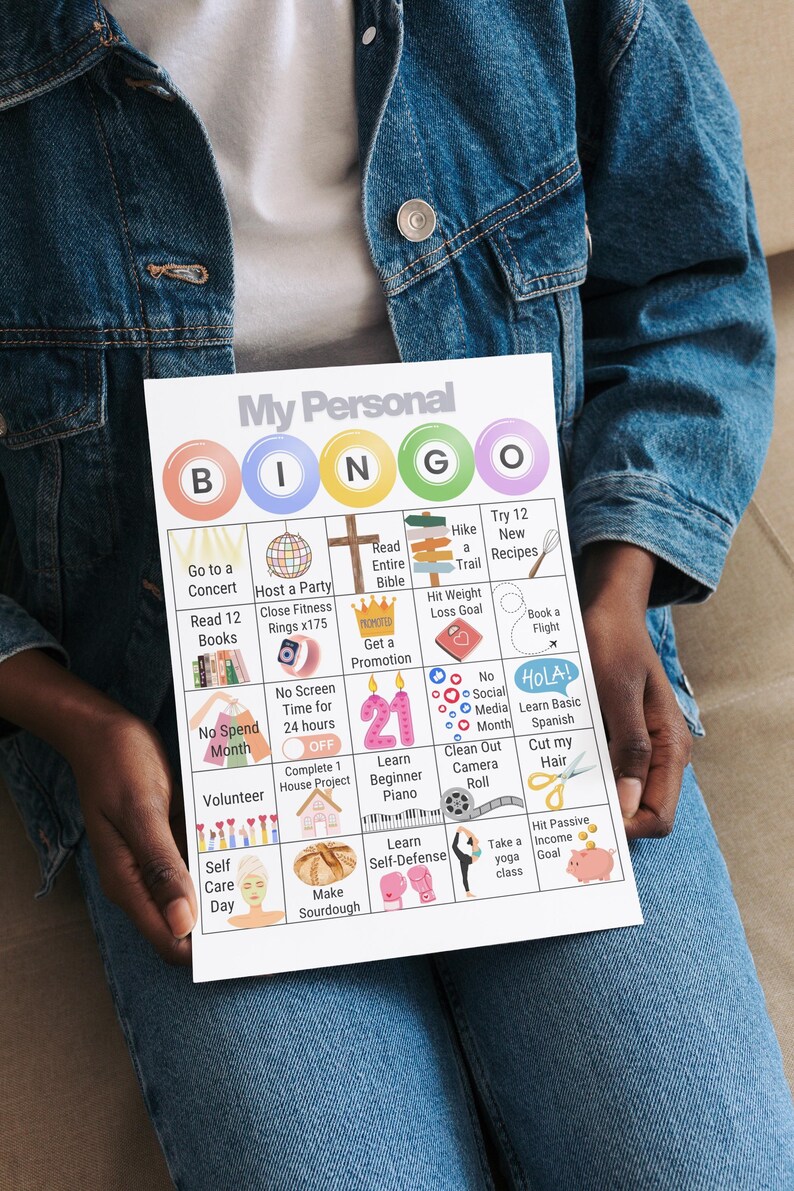 Editable Bingo Card Template | Printable Instant Download - Etsy