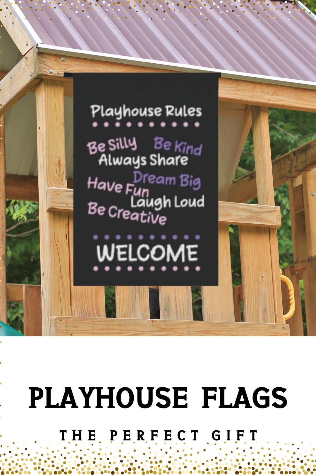 Kids Playhouse Flag, Kids Gifts, Clubhouse Flag, Tree House Banner ...