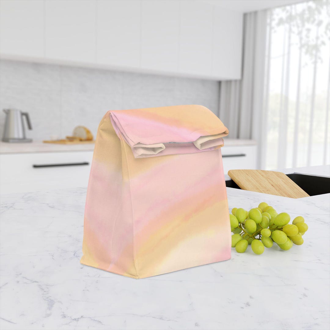 Sunny Pastel Color Lunch Bag! - Etsy