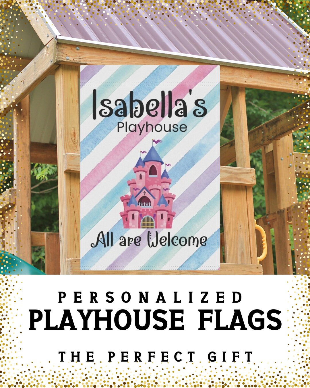 Playhouse Flag, Colorful Banner for Kids Play Space, Gift for Children ...