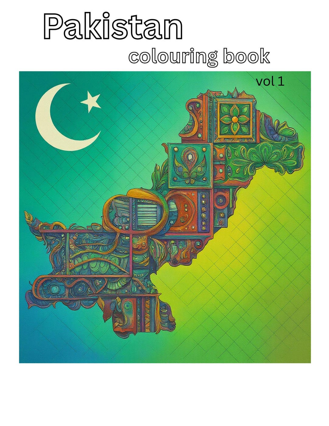 Pakistan Colouring Book - Etsy