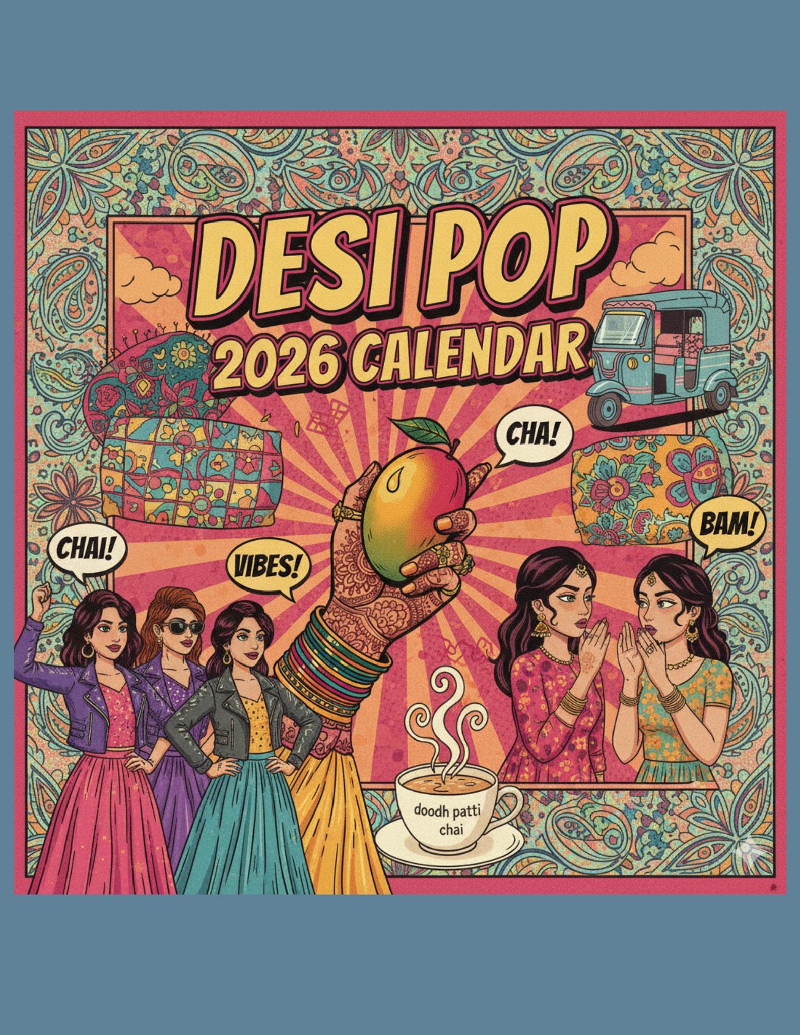 Desi Girl 2026 Calendar Pakistani Indian Desi - Etsy