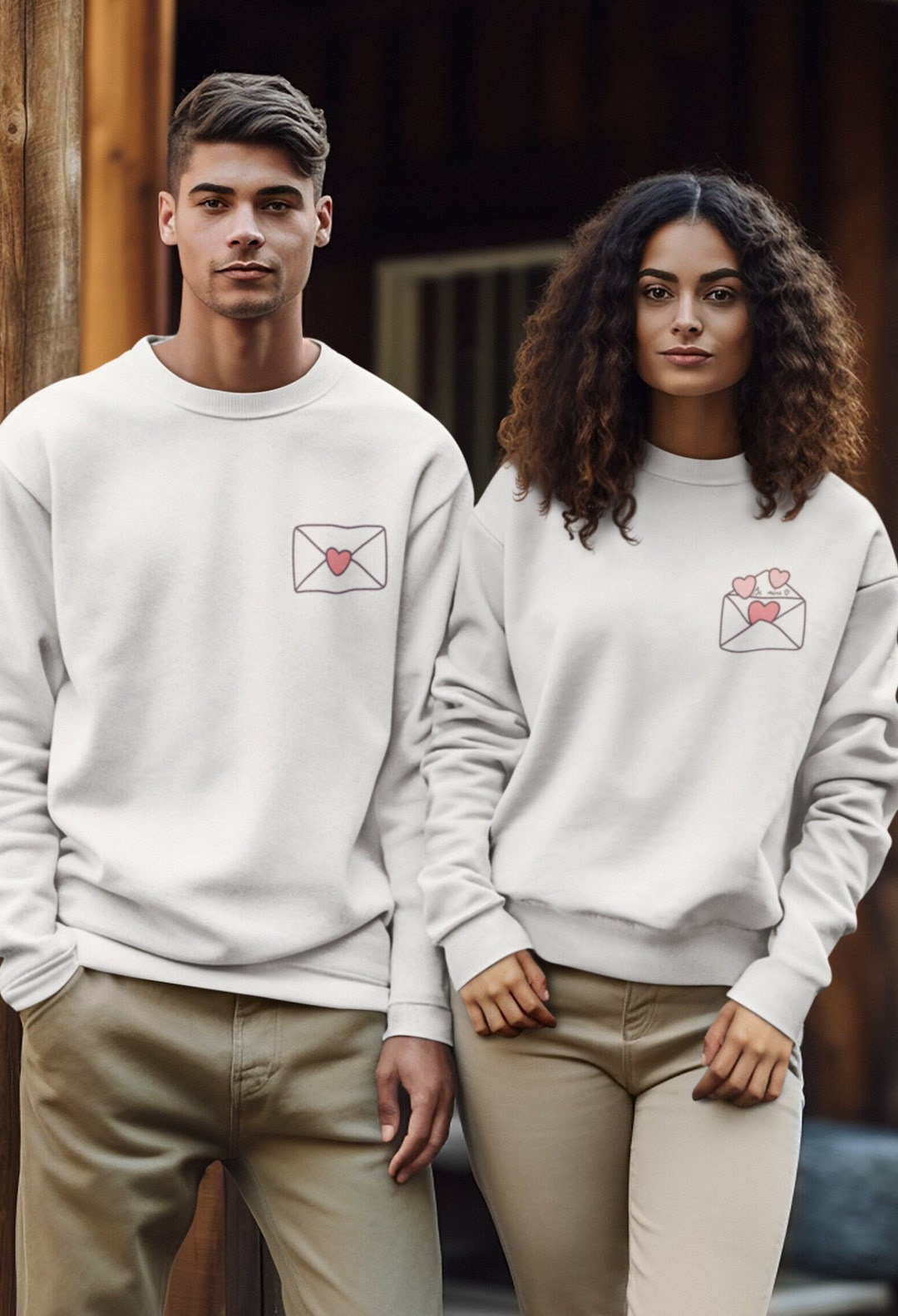 Matching Valentines Day Sweaters, Couple Sweatshirts for Valentine ...