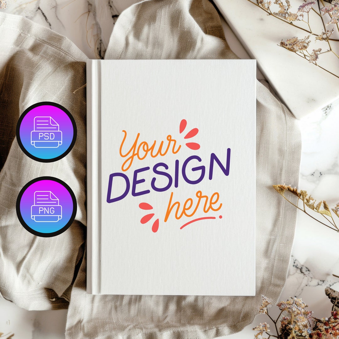 Hardcover Journal Mockup: 5.75x8 Boho PSD, PNG (digital Download) - Etsy