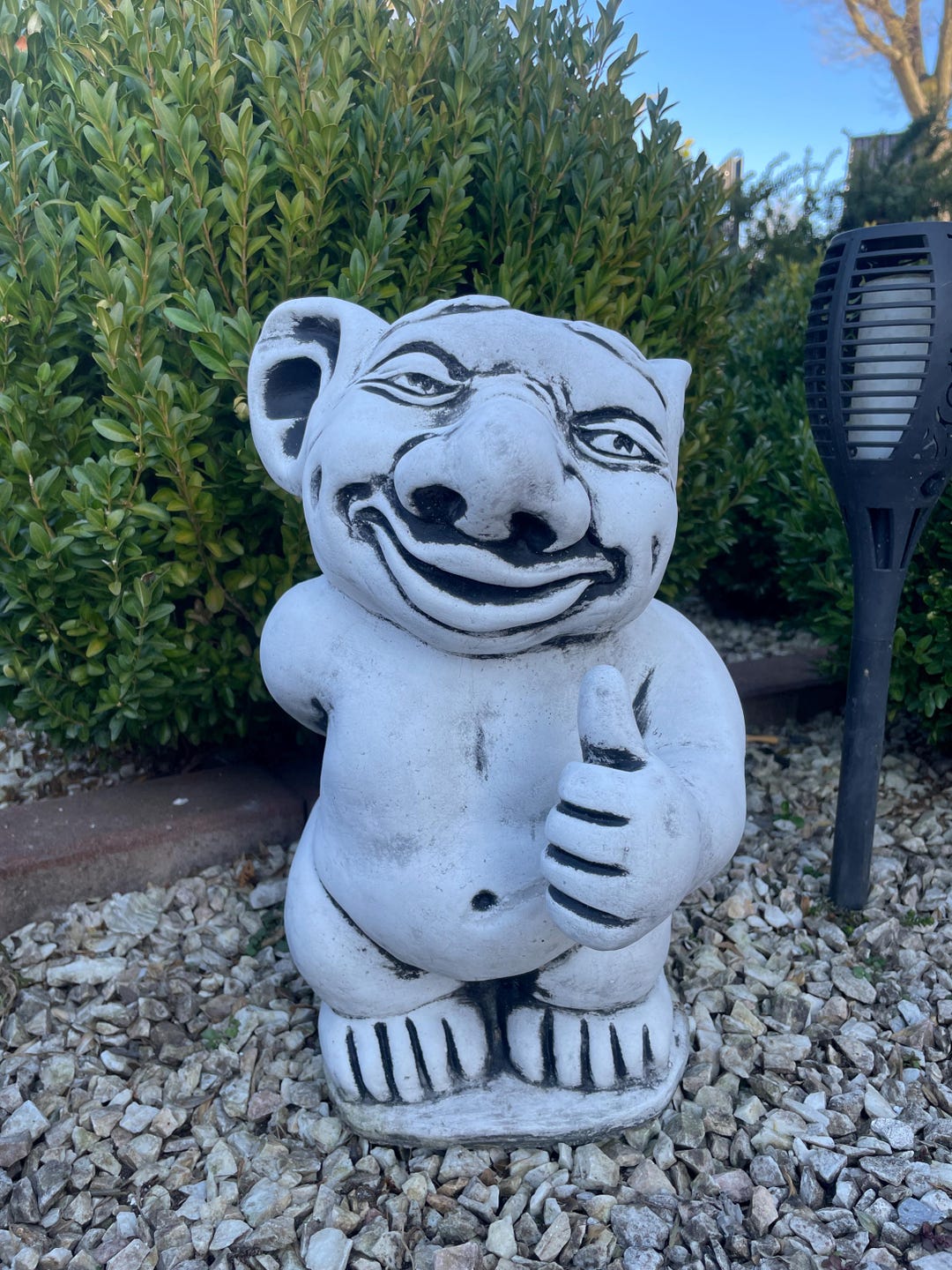 Sculpture Troll Like Decoration for Garden. Concrete Figure - Etsy