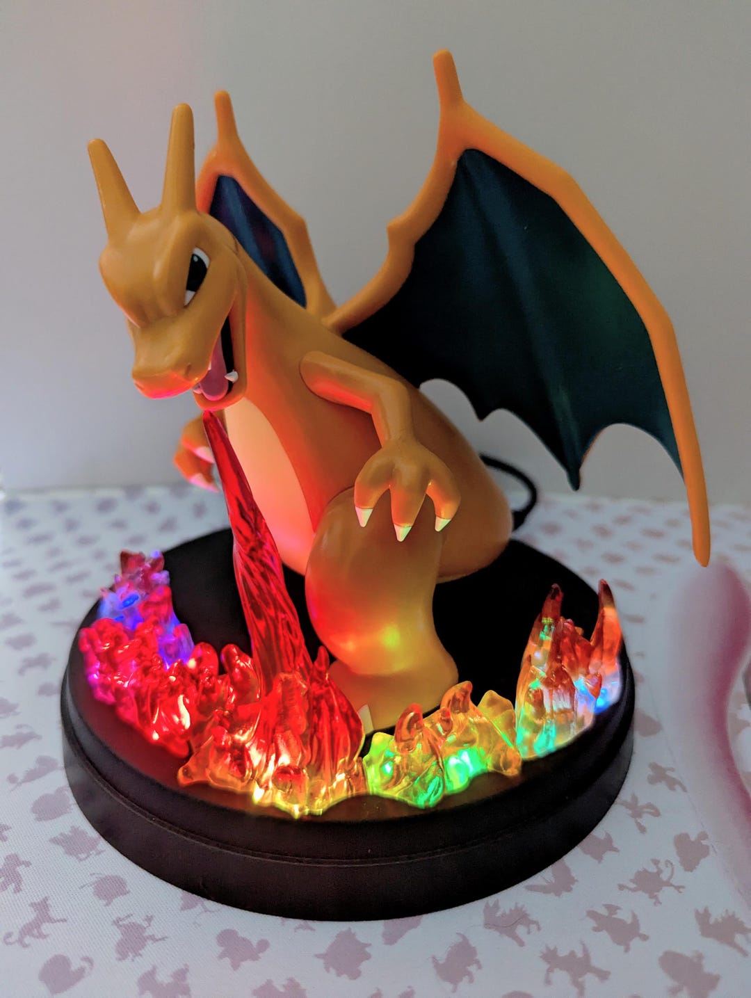 Custom Pokemon Charizard Figure | RGB LED Light Mod - Etsy