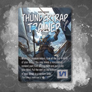 THUNDERTRAP TRAINER Bloomburrow MTG Offspring Custom Token + Free ...