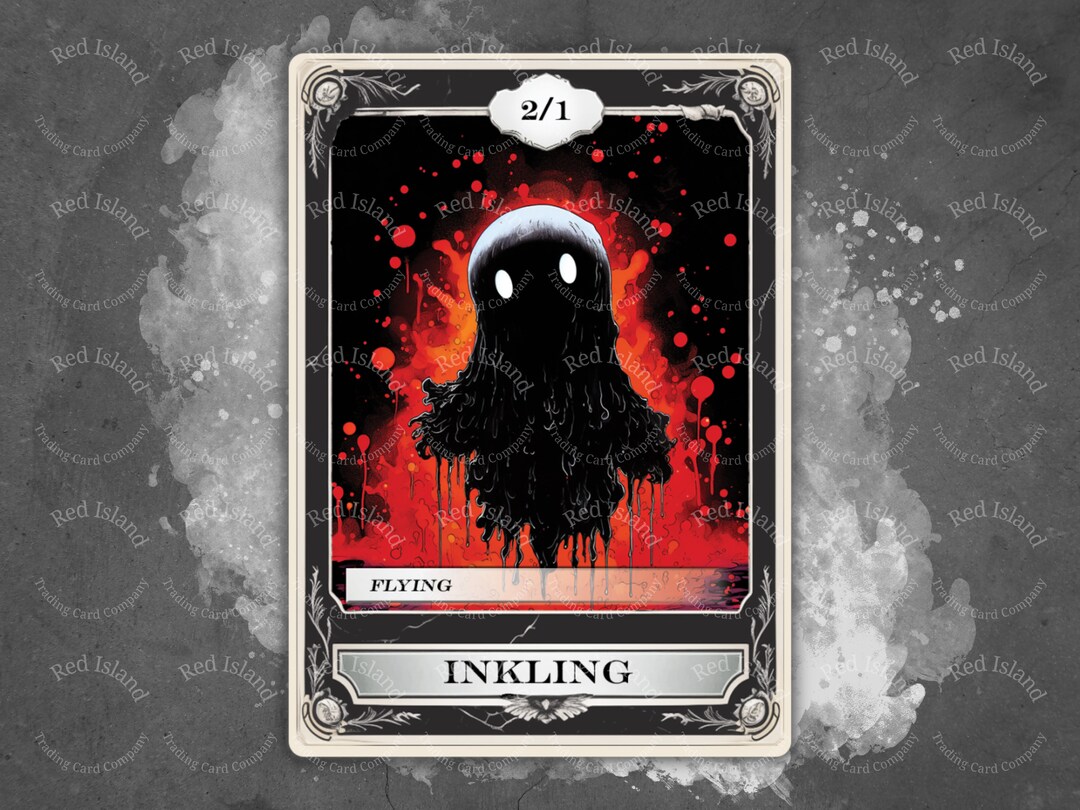 INKLING Vibrant Fantasy Art Token for MTG and Other Trading Card Games ...